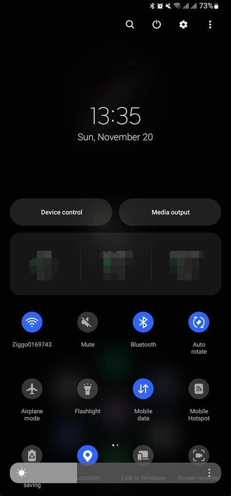 Quick Panel Weird Layout After One Ui 50 Update Does Anyone Know A Fix Thank You R