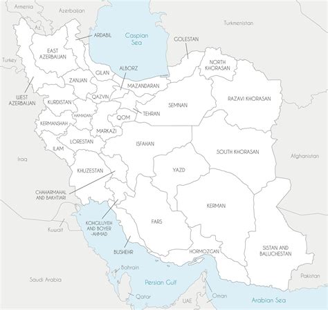 Vector Mapa De Corrí Con Provincias Y Administrativo Divisiones Y