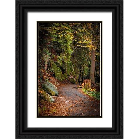 Murdock Ramona 11x14 Black Ornate Wood Framed With Double Matting
