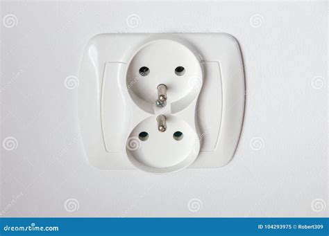Electrical Socket Type E Stock Image Image Of Plug
