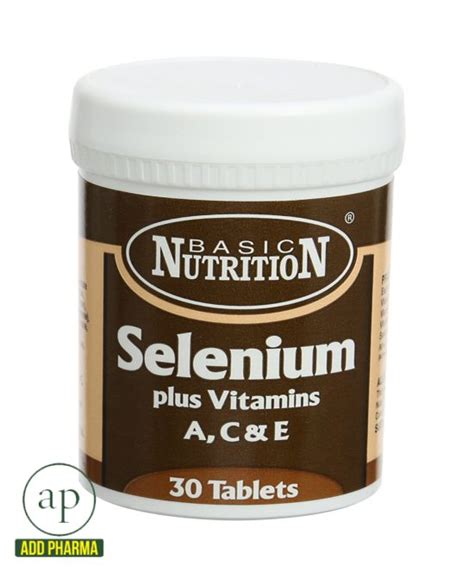 Basic Nutrition Ace Selenium Plus 30 Tabs Addpharma Pharmacy In Basic Nutrition Ace Selenium Plus 30 Tabs Addpharma Pharmacy In