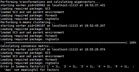 An Error Is Reported When Running The Example Data Of Safeclustering