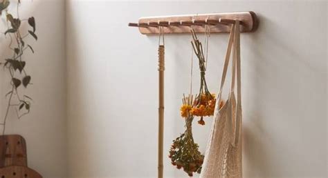 brown solid wood wall accent urban ladder