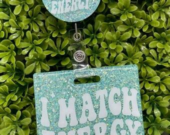 I Match Energy Badge Reel Etsy