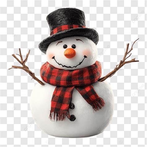 격자 무늬 스카프와 모자를 쓴 쾌활한 눈사람 눈사람 격자 무늬 스카프 휴일 장식 Png 일러스트 및 이미지 에 대한 무료 다운로드 Pngtree