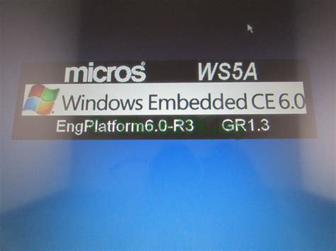 Micros Ws5a Workstation 5a 400814 101 15” Tft Touch Screen Point Of Sale Pos