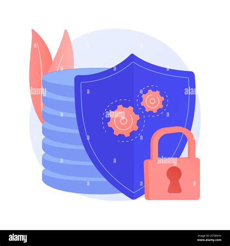 Cyber Security Data Protection Abstract Concept Vector Illustration