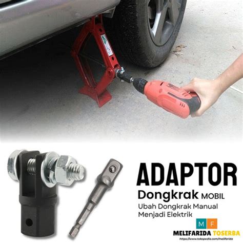 Promo Besi Konektor Adaptor Sambungan Bor Dongkrak Bawaan Mobil Universal Jakarta Barat