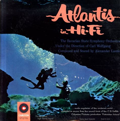 Alexander Laszlo Atlantis In Hi Fi Lp Vinyl Record Album