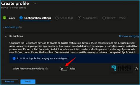 Intune Policy To Disable Touch Id For Unlock Mac Device Htmd Blog