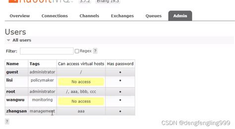 Rabbitmq学习（一）rabbitmq删除用户 Csdn博客