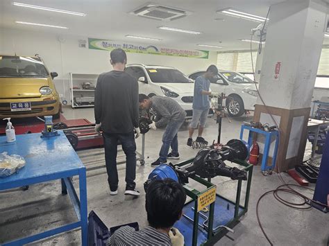 재직외국인근로자 직업훈련 자동차정비 2개과정 실시