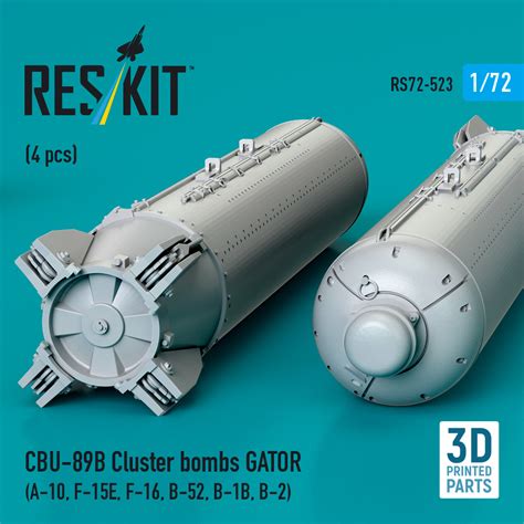 Cbu 89b Cluster Bombs Gator 4 Pcs