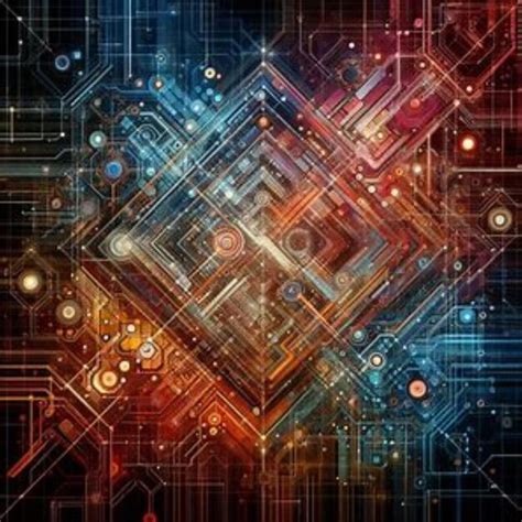 Futuristic Circuit Board Abstract Background Premium Ai Generated Image