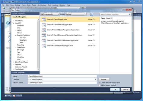 Walkthrough Create Your First Clientui Application For Silverlight