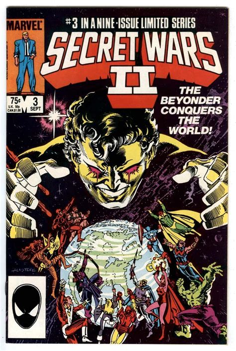 Secret Wars Ii 3 Sep 1985 Marvel Comic 1st Full App Beyonder Key