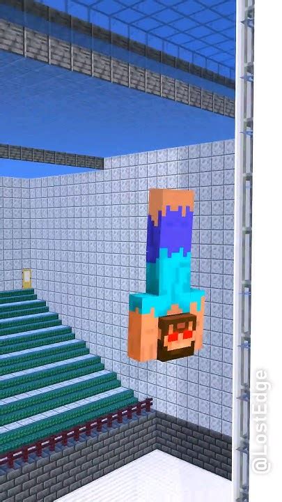 Help Herobrine 100m Jump Into Water Bones Imagine Dragons Herobrine Minecraft Shorts