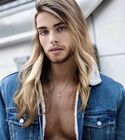 Handsome Guys With Long Hair At William Lombard Blog