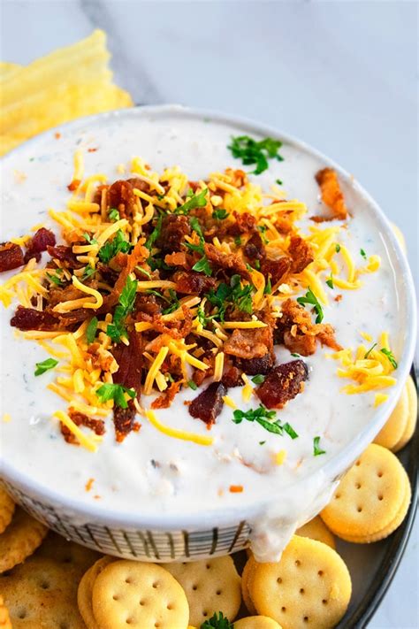 Bacon Cheddar Ranch Dip One Pot One Pot Recipes