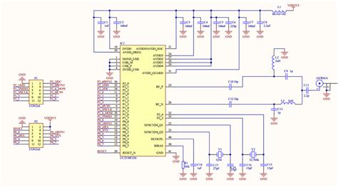 The Diagram Of Cc2530 Core Circuit Download Scientific Diagram