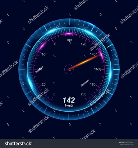 Performance Rating Meter Indicator Gauge Stock Vector Royalty Free Shutterstock