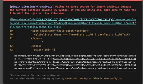 vite plugin react swc and ladle · issue 294 · tajo ladle · github