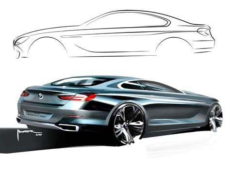 Bmw 6 Series Coupe Concept Design Sketch Car Body Design