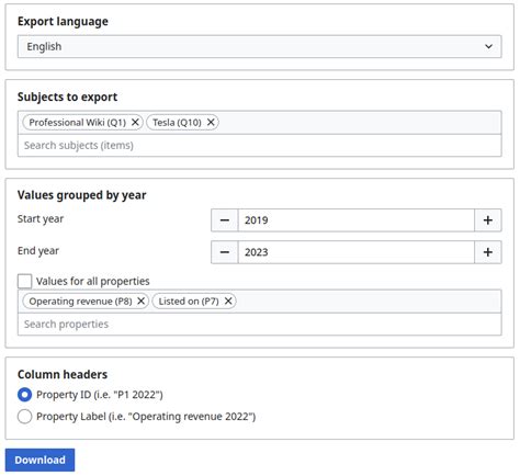 Wikibase Export Professional Wiki