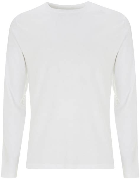 Herren Langarmshirt Fair Produziert Aus Weißer Biobaumwolle