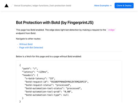 Bot Detection With Botd Vercel