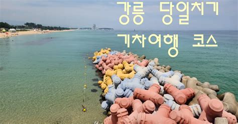 강릉 여행 뚜벅이 당일치기 기차여행 코스