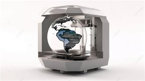 현대 가정 환경 렌더링 이미지에서 세계 지구본을 만드는 3d 프린터 3d 프린트 3d 프린팅 산업 디자인 배경 일러스트 및 사진 무료 다운로드 Pngtree