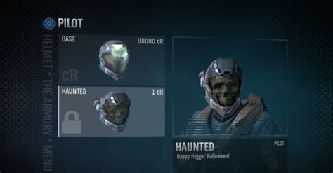 Halo Reach Truths How To Get Pilothaunted Helmet