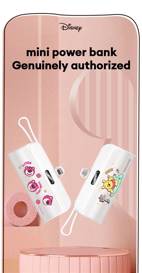 Disney Dx145 พาวเวอร์แบงค์ 5000mah แบบพกพา ชาร์จเร็ว ปลอดภัย ไร้กังวล