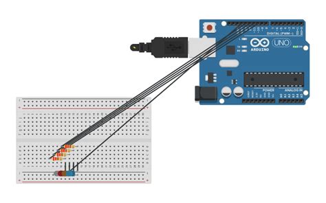 Circuit Design Pisca Um Led Tinkercad