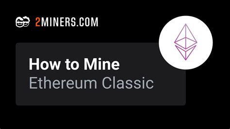 How To Mine Ethereum Classic ETC Mining Pool Setup YouTube