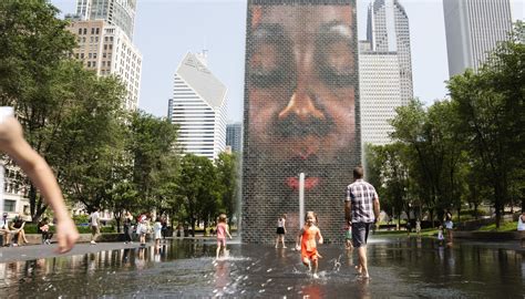 Millennium Parks Crown Fountain Still Watching Over Chicago After 20