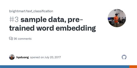 Sample Data Pre Trained Word Embedding · Issue 3 · Brightmarttext