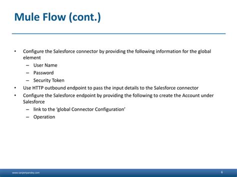 Integration With Salesforce Using Mule Esb Ppt