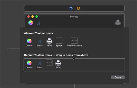 Macos Programming Using Menus And The Toolbar