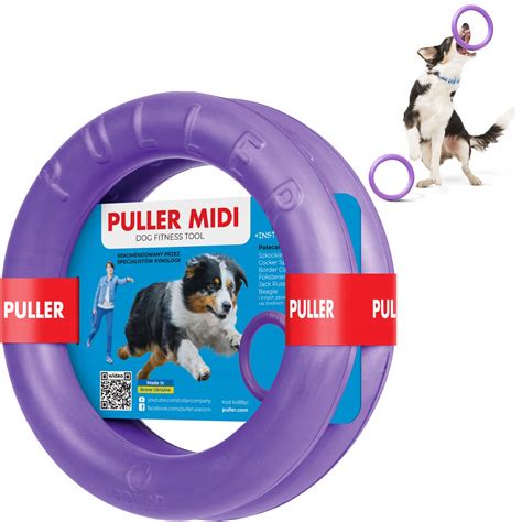 Preťahovadlo Pre Psa Puller Midi 19 5 Cm Hračka S 2 Krúžkami Pre Stredné Plemená Psov Allegro