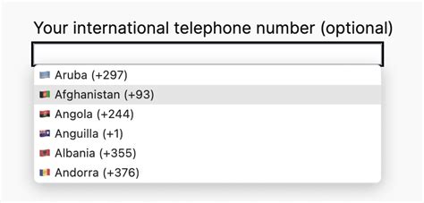 Suggesting Telephone Country Codes Contact Form 7