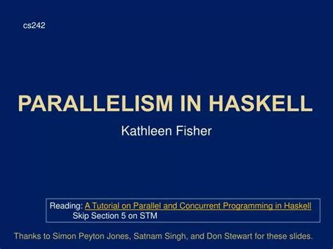 Ppt Parallelism In Haskell Powerpoint Presentation Free Download