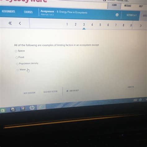Limiting Factors Examples Ecosystems