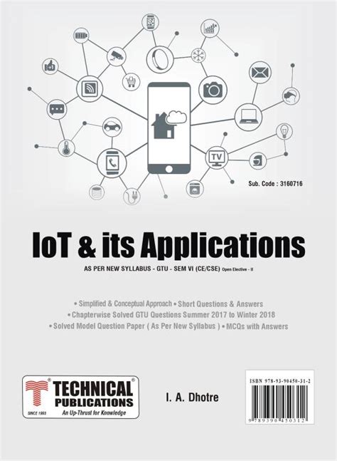 Iot And Its Applications For Gtu 18 Course Vi Cseopen Elec Ii 3160716 Buy Iot And Its