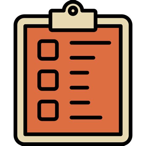 To Do List Generic Outline Color Icon