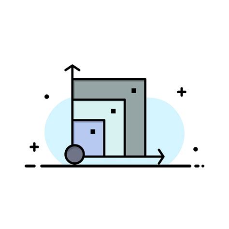 Scalable System Scalable System Science Business Flat Line Filled Icon Vector Banner Template