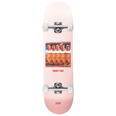 Sour Solution Barney Hot Potatoes Square Skateboard Complete 825 Ccs