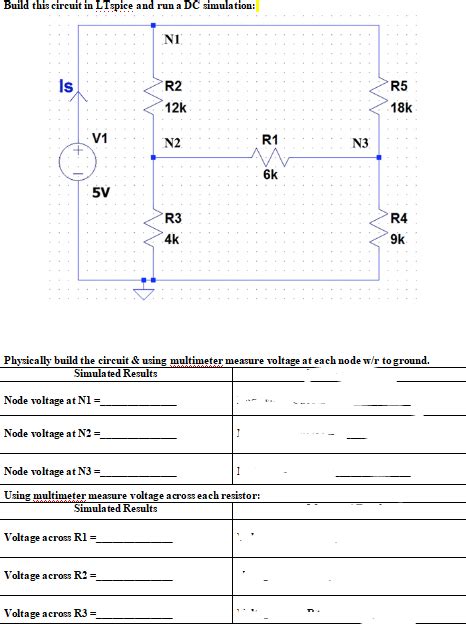 Solved Build This Circuit In LTspice And Run A DC Chegg