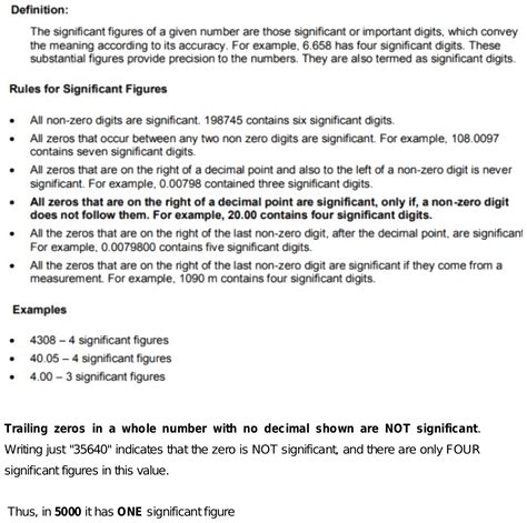 Are The Zeroes On The Right Of The Non Zero Integer Not Right Of Decimal Significant Or Not